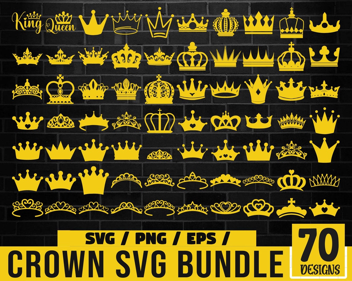 Crown SVG Bundle Crown Svg Tiara Svg Queen Tiara Svg Crown - Etsy