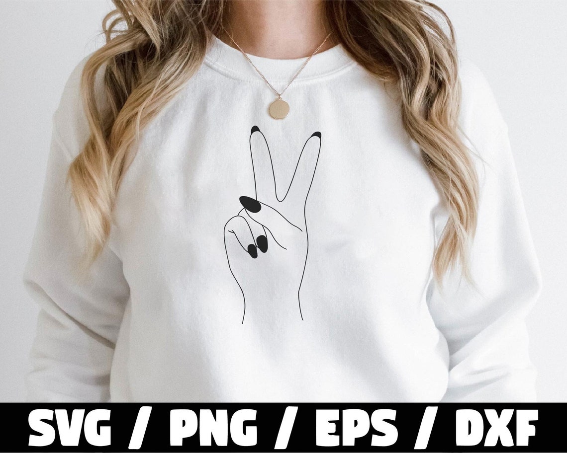 Peace Sign SVG Bundle Peace Hand Svg Peace Sign Svg Floral - Etsy