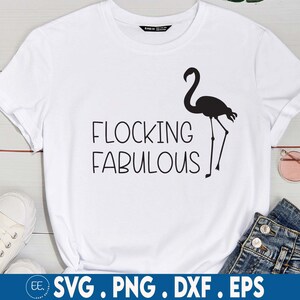 Flocking Fabulous SVG, Flamingo Svg, Beach Svg, Tropical Svg, Summer ...