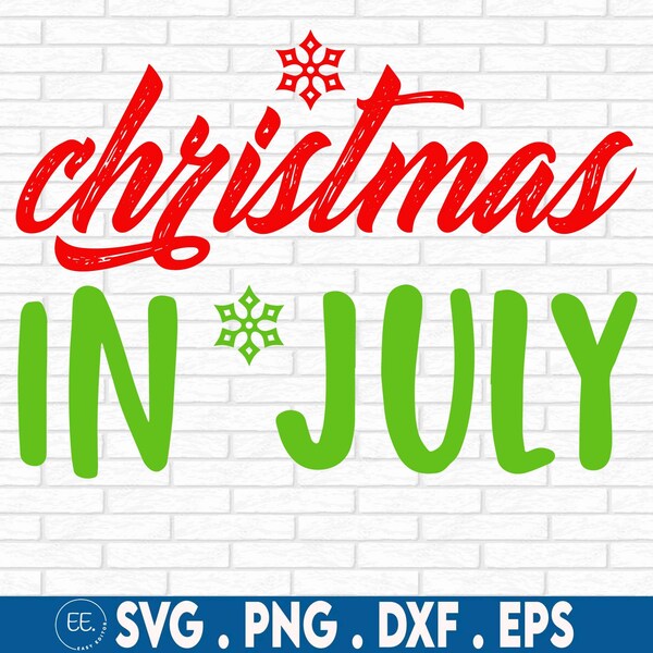 Christmas in July Svg - Etsy