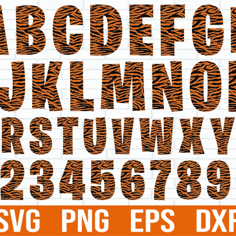 Animal Print Letters - Etsy