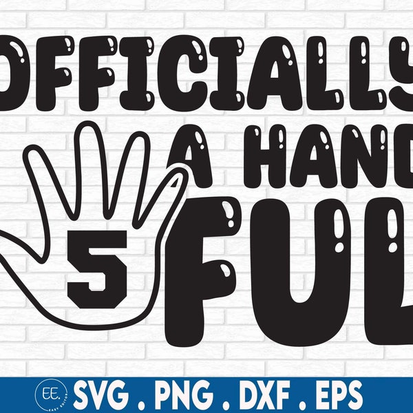 Officially a Handful Svg - Etsy