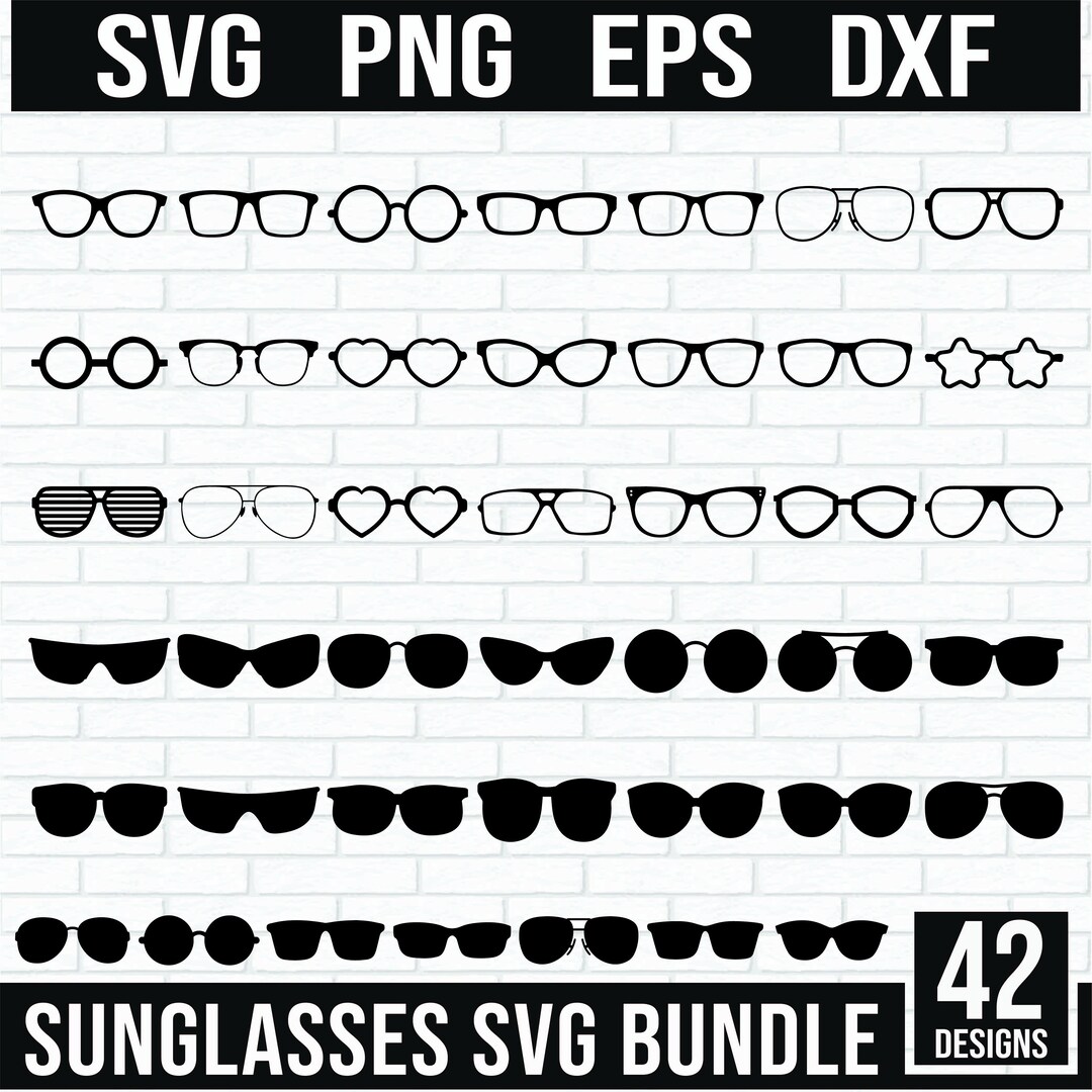 Sunglasses Svg Bundle Sunglasses Svg Glasses Svg Glasses Png Sunglasses Png Sunglasses