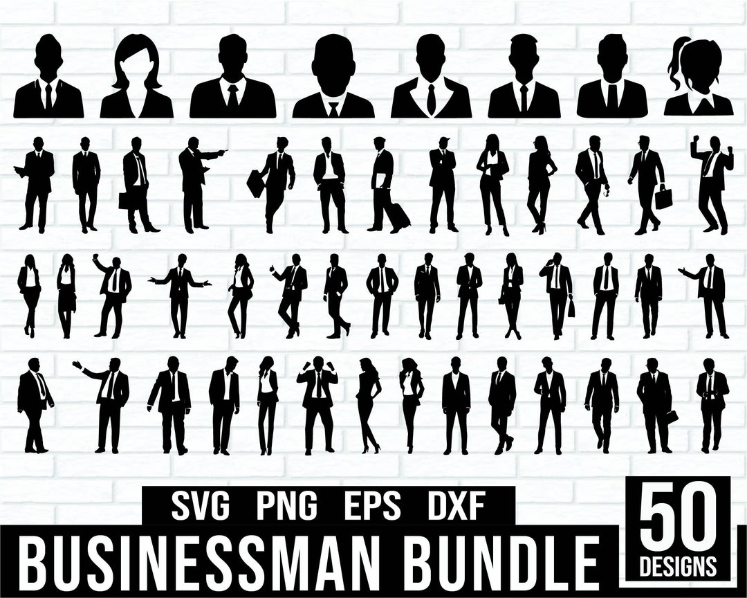 Business Man SVG Bundle, Business People SVG Bundle, Businessman Svg ...