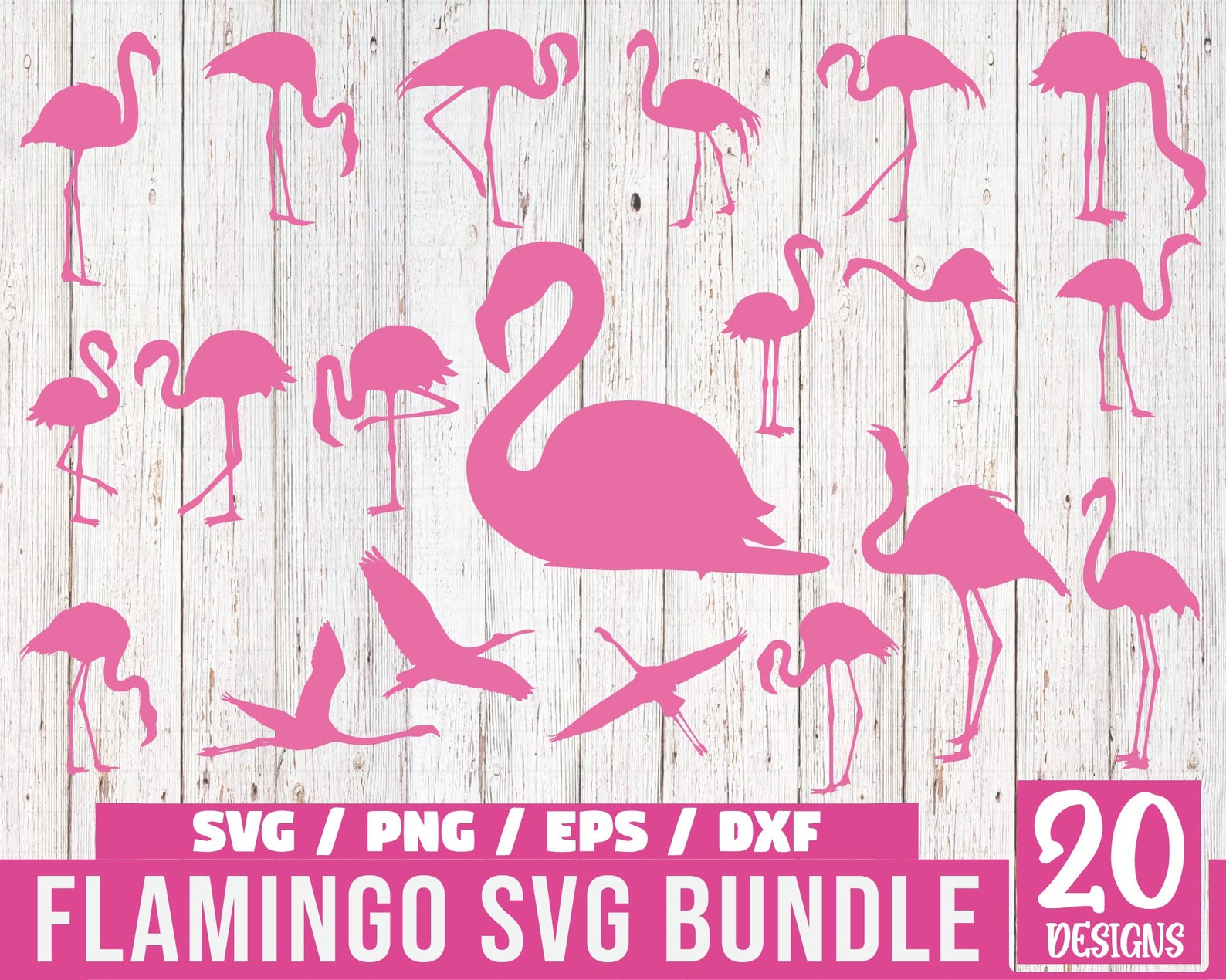 Flamingo SVG Bundle Flamingo Svg Pink Flamingo Svg Flamingo - Etsy