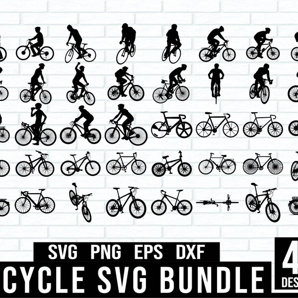 Bicycle Svg - Etsy