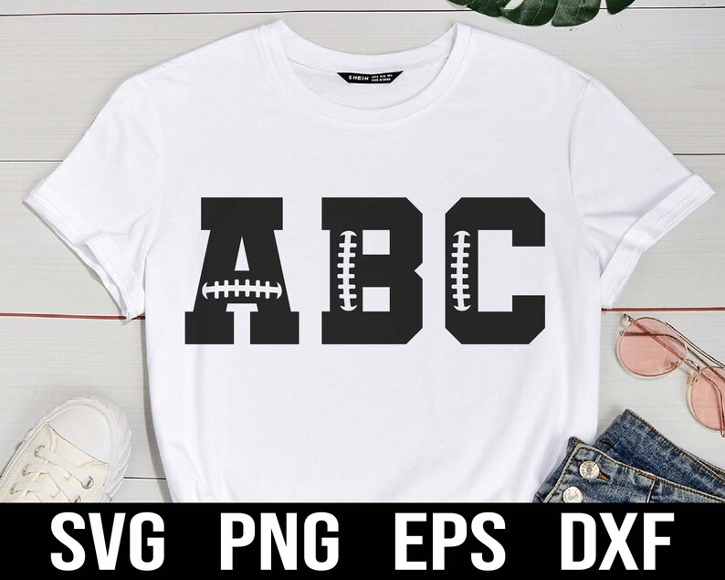 Football Letters and Numbers Svg Bundle Football Font SVG - Etsy