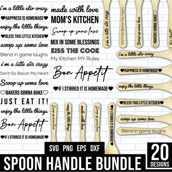 Wooden Spoons With Sayings - Etsy