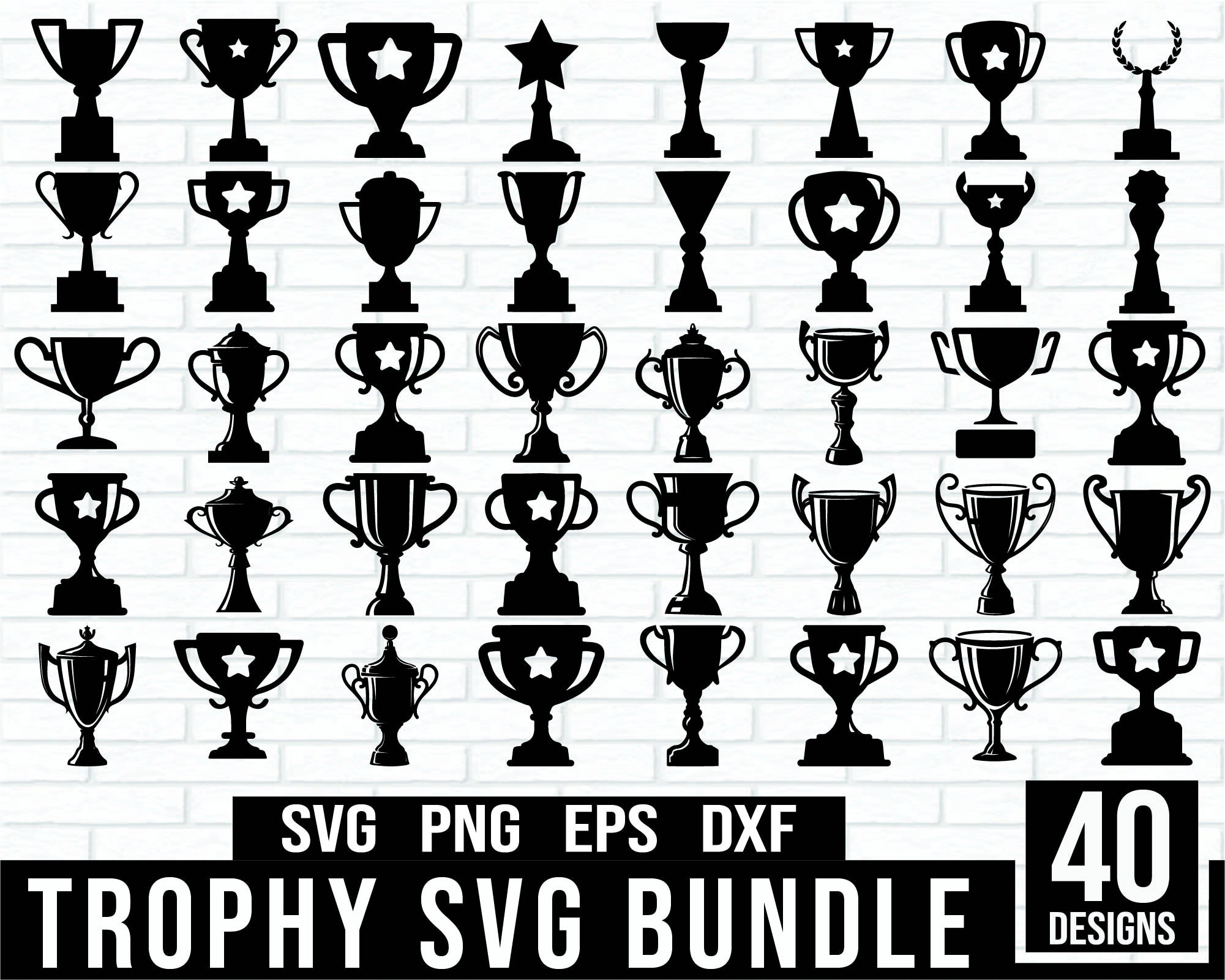 Trophy Svg Bundle Trophy Svg Trophy Clipart Trophy SVG Cut - Etsy Australia
