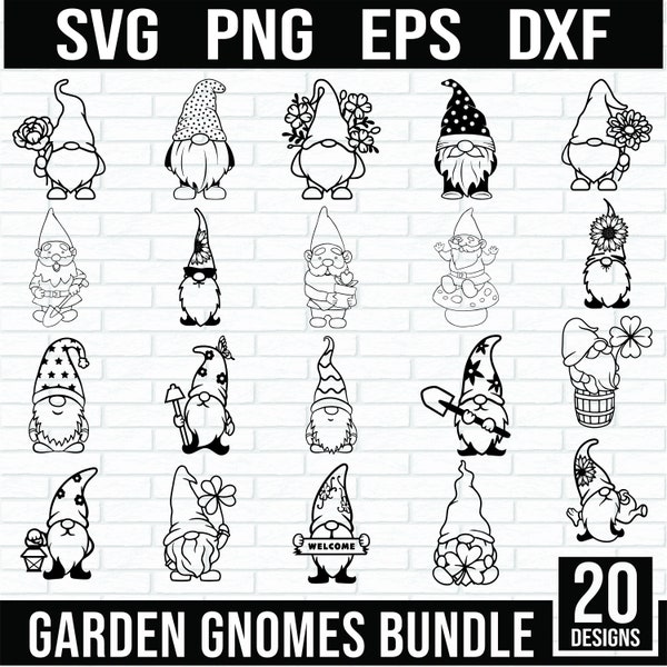 Gnomes Svg - Etsy