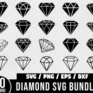 Diamond Svg Bundle, Diamond Clipart, Diamond Ring Svg, Wedding Svg ...