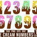 Ice Cream Numbers SVG, Ice Cream Birthday Svg, 0-9 Ice Cream SVG ...