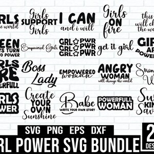 Girl Power SVG Bundle Women Empowerment Bundle SVG - Etsy