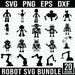 Robot SVG Bundle, Robot Svg, Robot Png, Robot Coloring Pages, Robot Cut ...