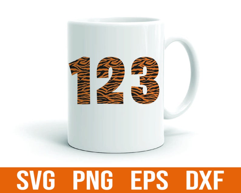 Tiger Print Letters and Numbers Svg Bundle Tiger Font Svg - Etsy
