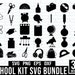 School Kit SVG Bundle, School Supplies SVG Bundle, Back to School SVG ...
