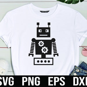 Robot SVG Bundle, Robot Svg, Robot Png, Robot Coloring Pages, Robot Cut ...