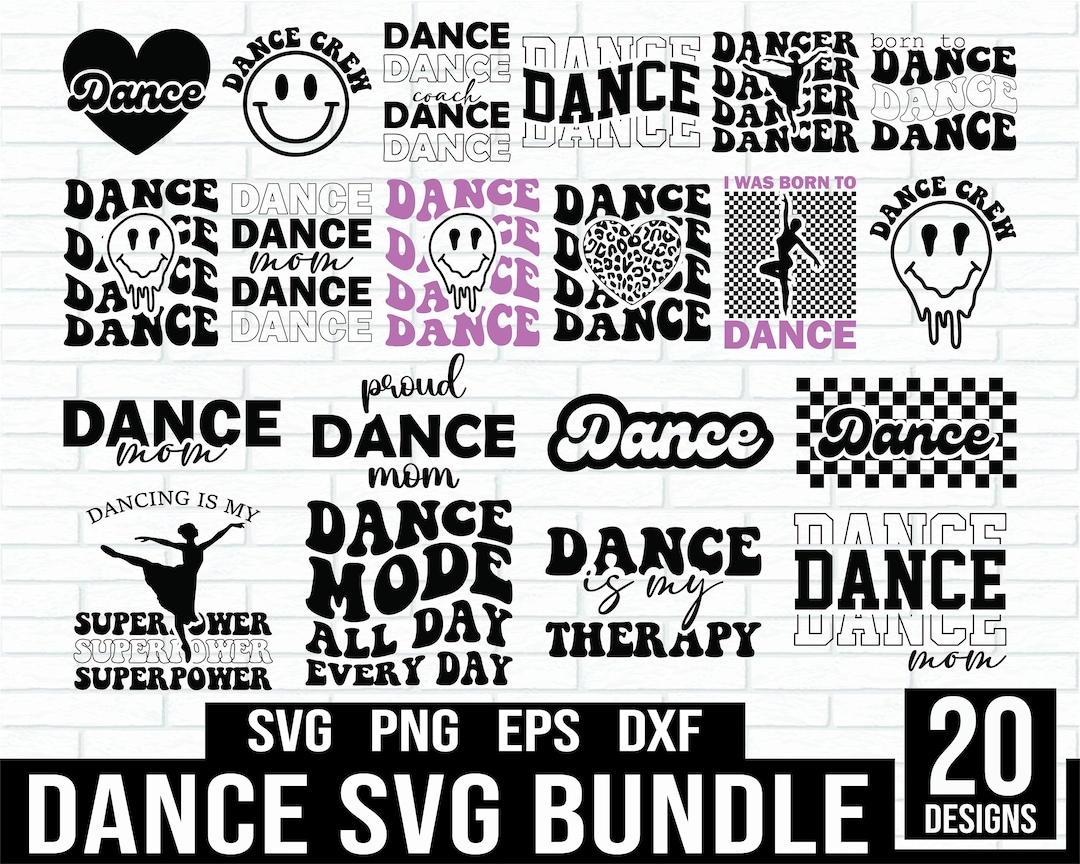 Dance Svg Bundle, Dancer Svg, Dance Mom Svg, Dance Png, Dance Bundle ...