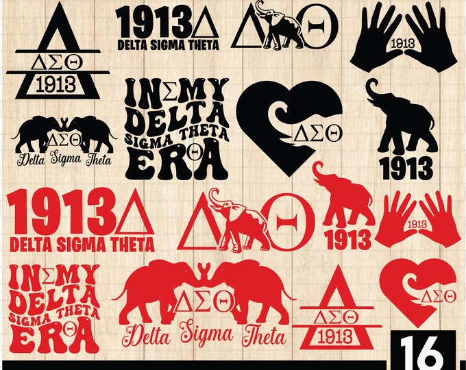 Delta Sigma Theta Svg Bundle, 1913 Hand Sign Cut File, Delta Sigma ...