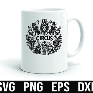 Circus SVG Bundle, Carnival PNG Bundle, Circus Clipart, Circus ...