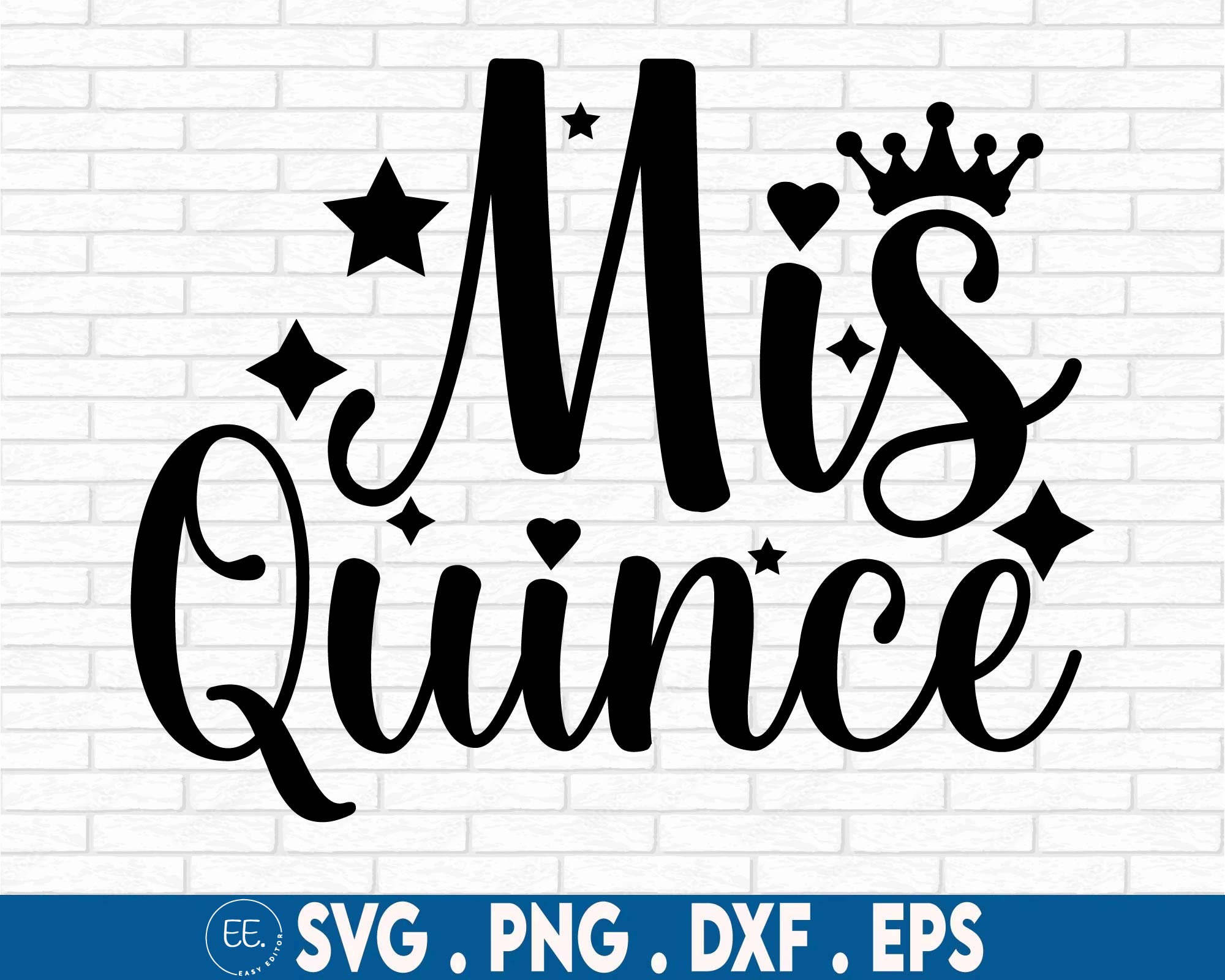 Mis quince SVG Quinceanera SVG Mis quince anos SVG Mis - Etsy México