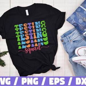 Testing Svg Bundle, Retro Testing Svg, Teacher Svg, Funny, Testing ...