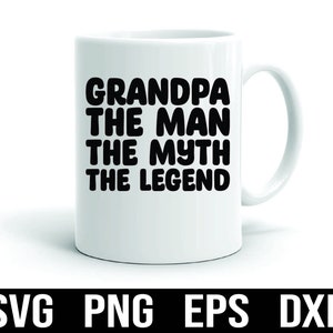 Grandpa SVG Bundle, Father's Day Svg, Grandpa SVG, Funny Grandpa Shirt ...