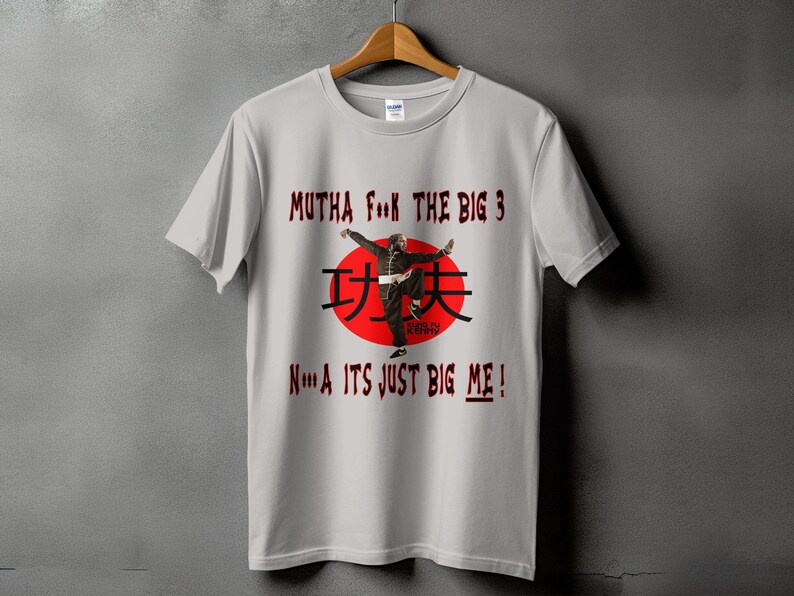 The Big 3 T-shirt, Kung Fu Kenny Graphic Tee, Men's Women's Unisex ...