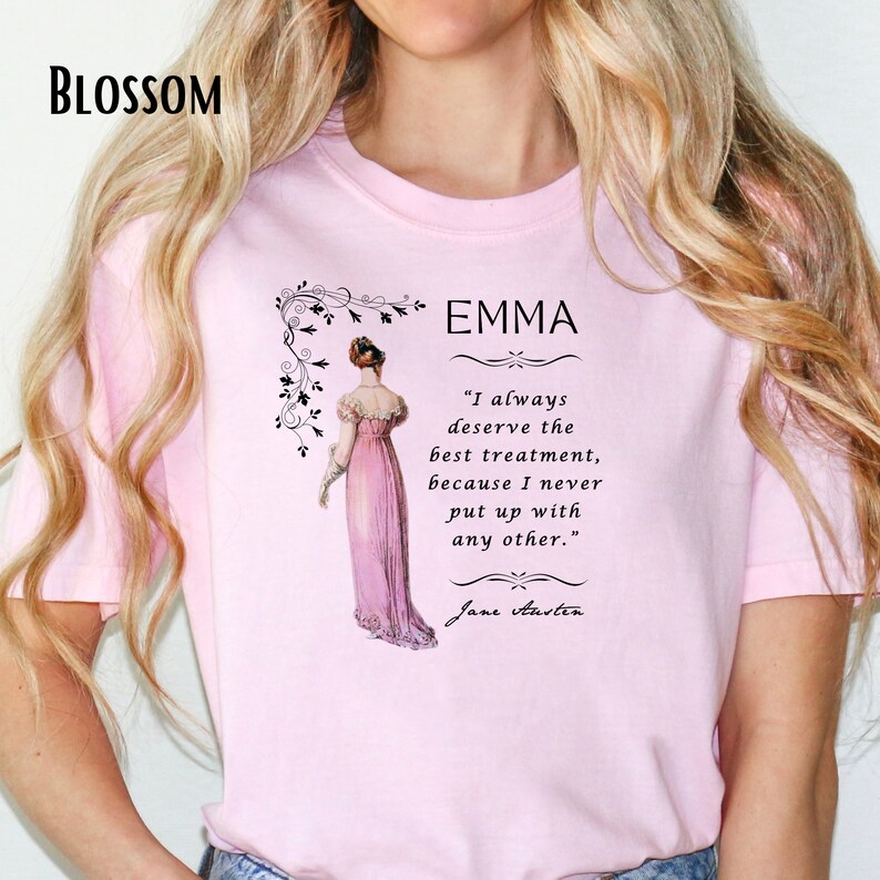 Jane Austen's Emma Shirt: Bridal Shower Tee, Witty Coquette, You ...