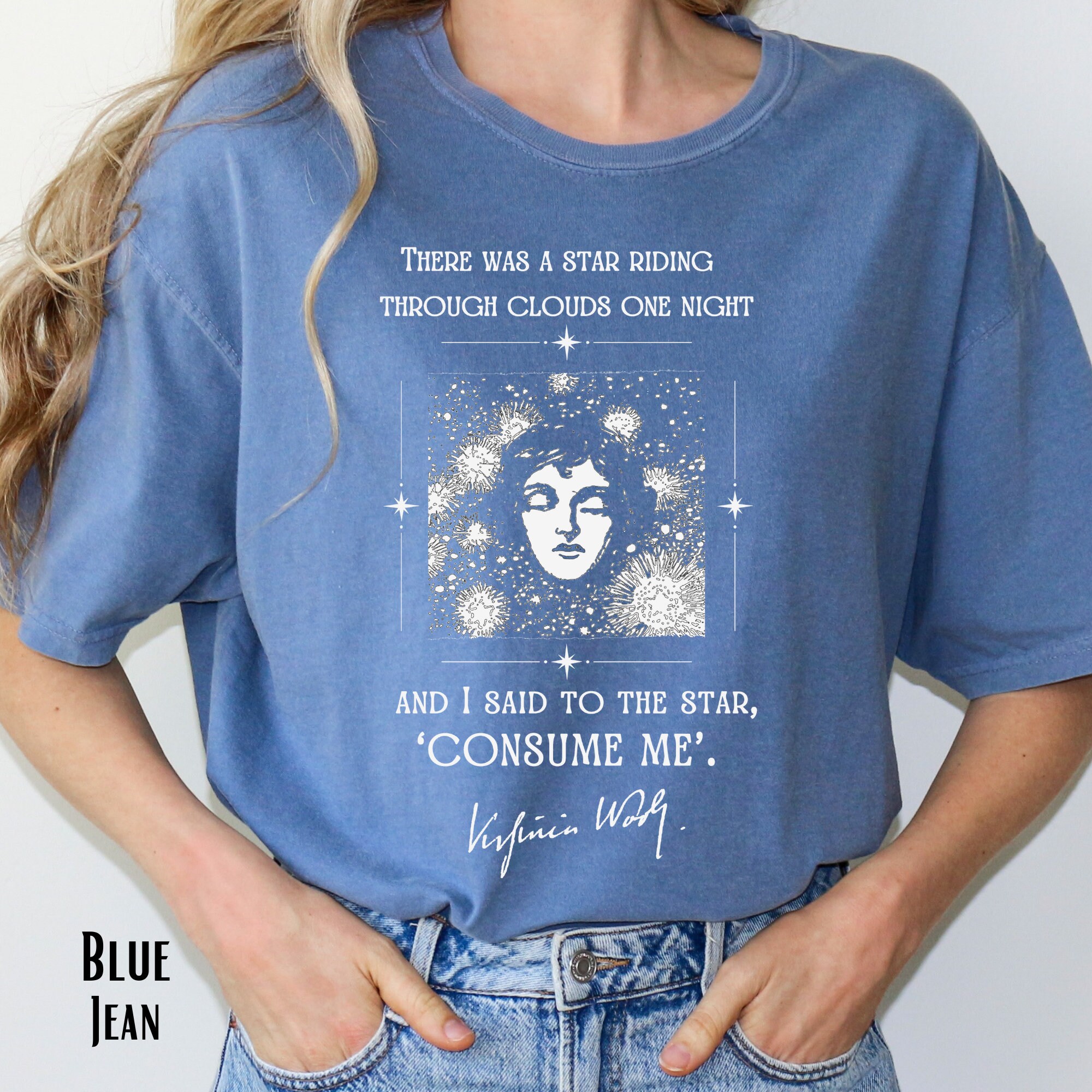 Virginia Woolf Passionate Star Shirt: Celebrate the Legacy of - Etsy