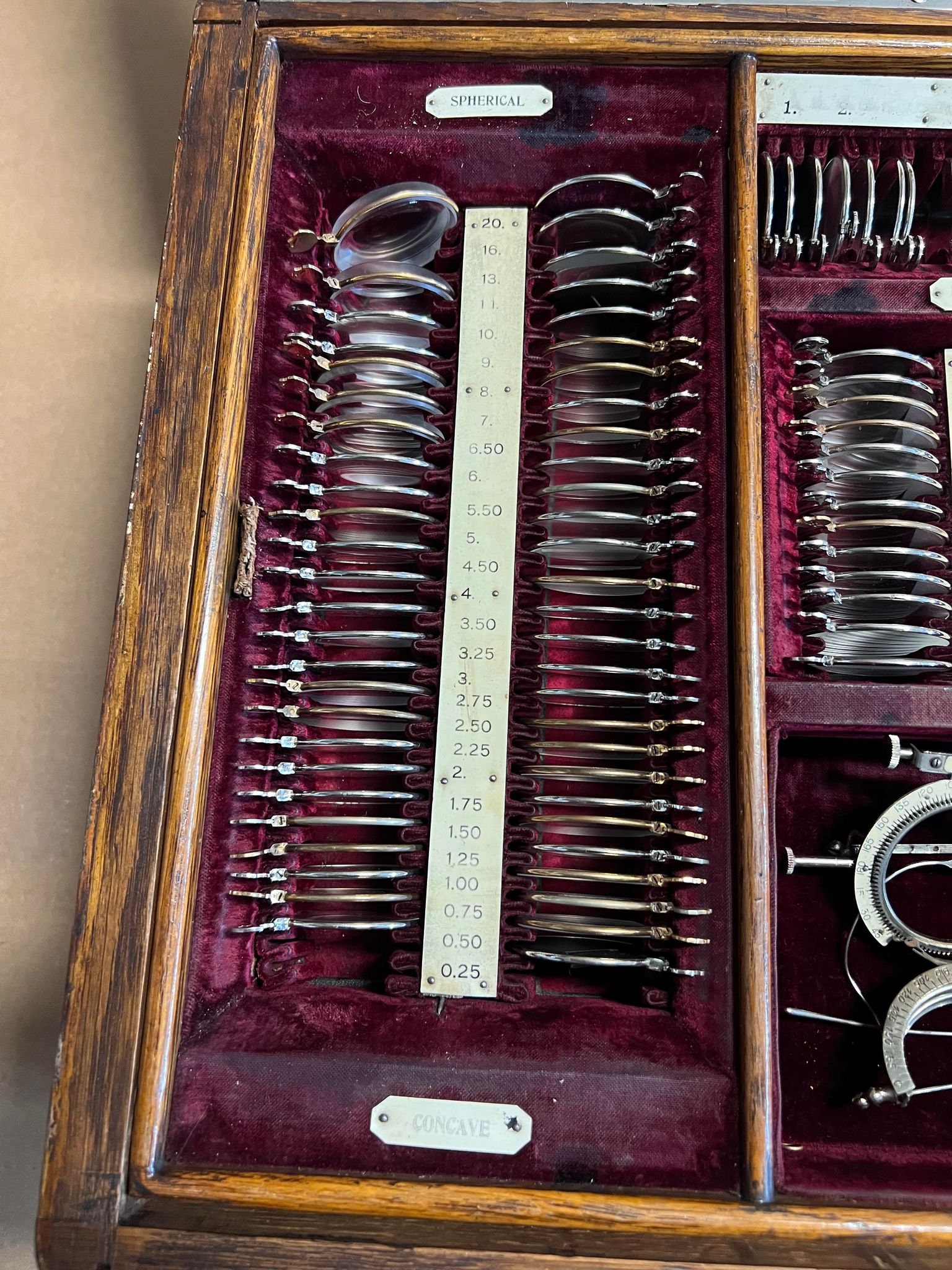 Antique Travelling Optometrist Kit From 1909 - English Victorian Style ...