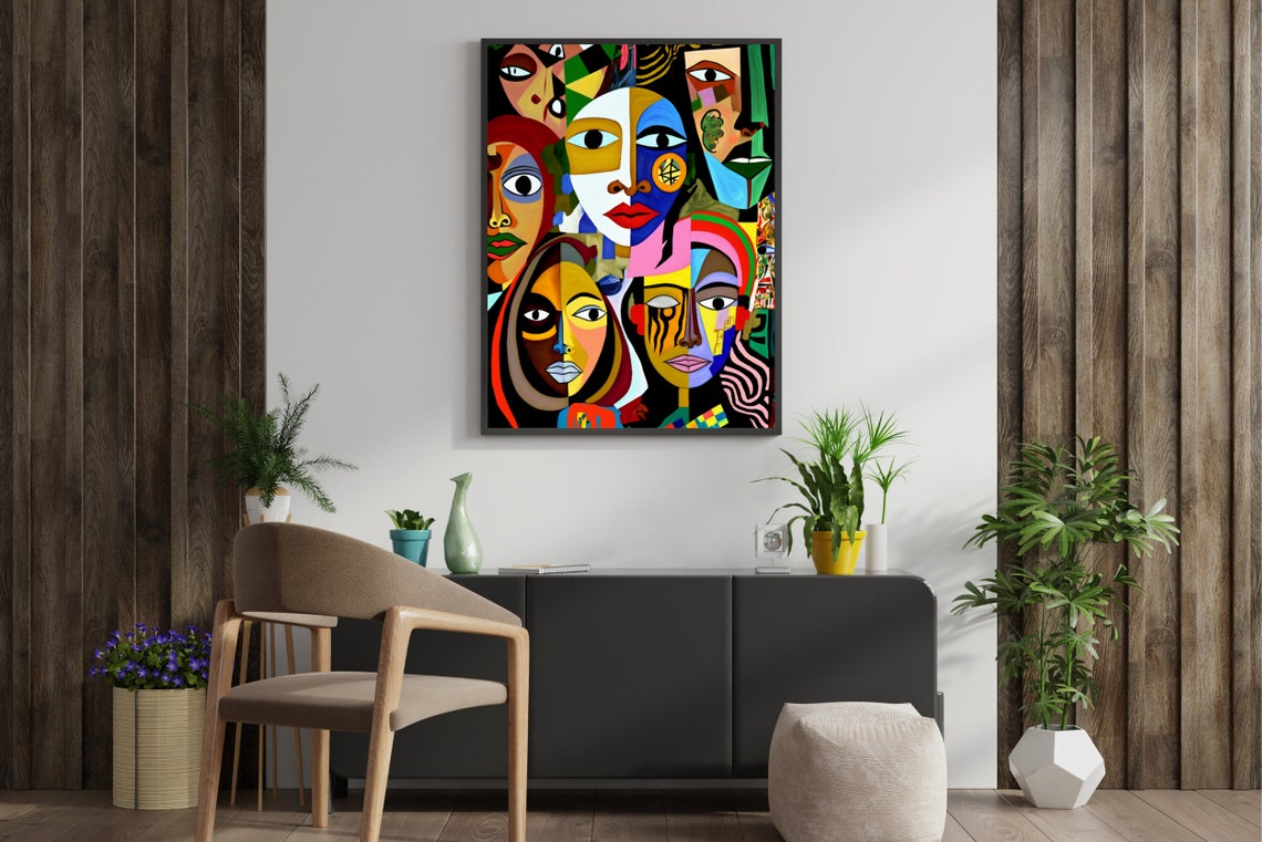 Faces of the World in Abstract Art - Galerie Maya, Abstract Portraits ...