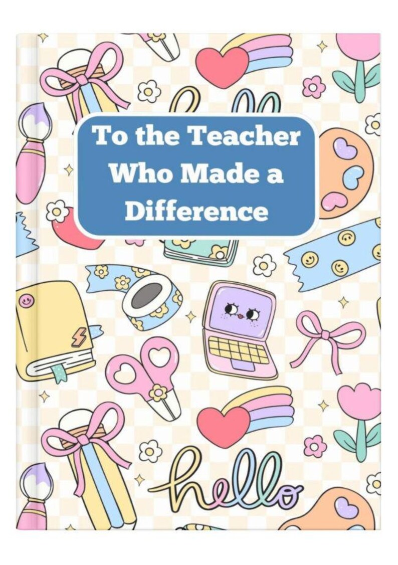 Thank You Teacher, Teacher Gift, Teacher Appreciation Gift, End of Year ...