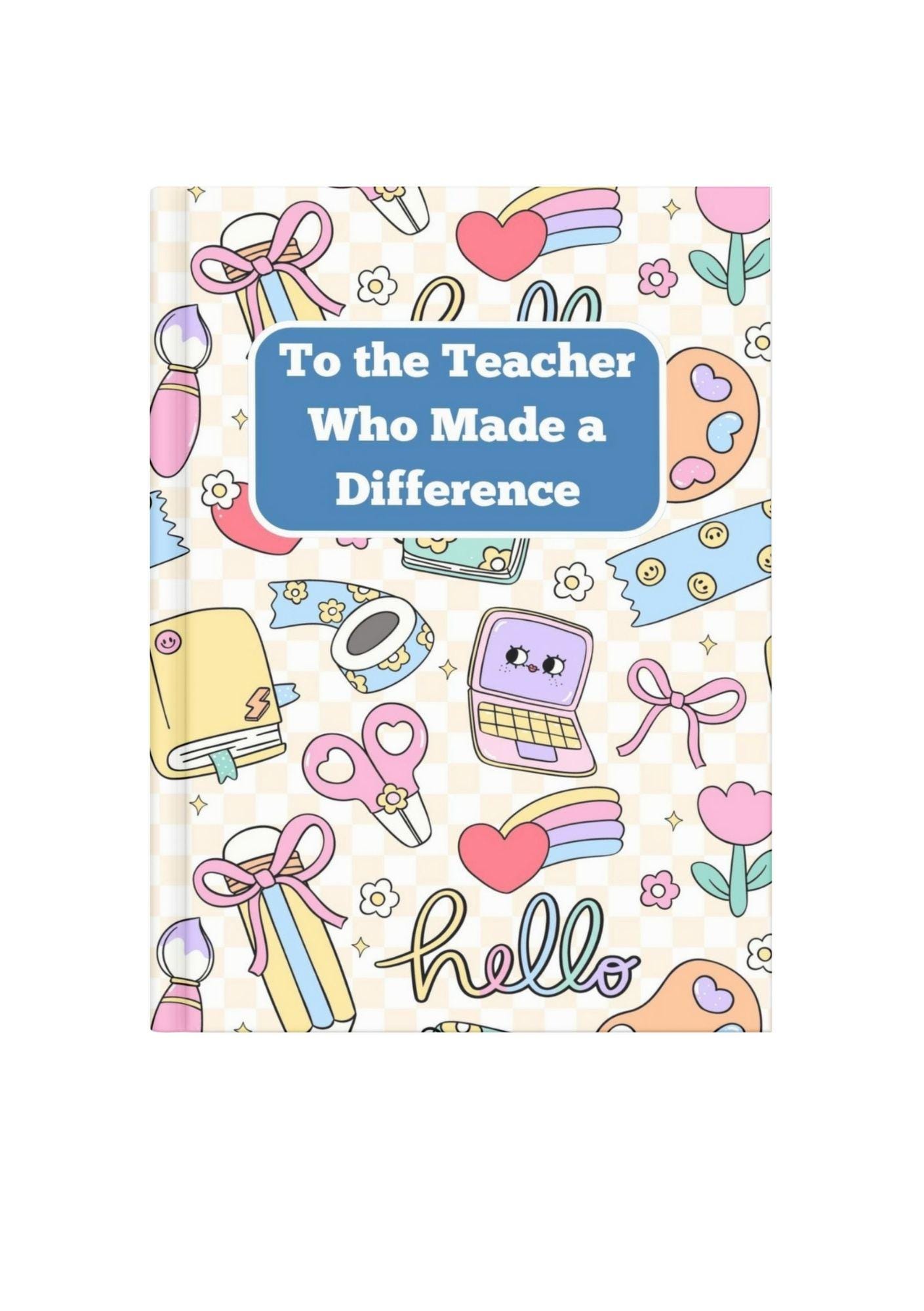Thank You Teacher, Teacher Gift, Teacher Appreciation Gift, End of Year ...