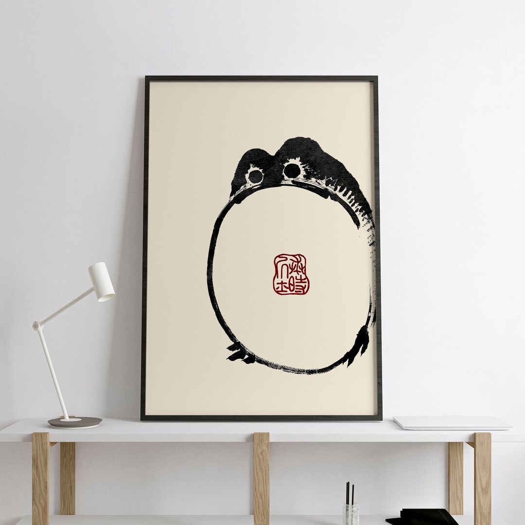 Toad Poster Japanese Poster Matsumoto Hoji Art Print - Etsy