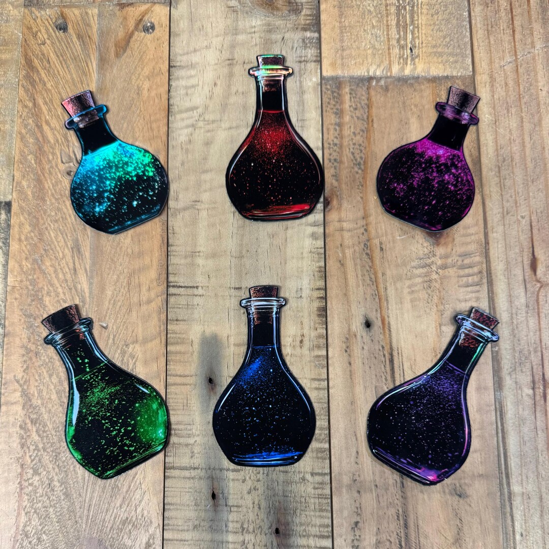 Holographic Potion Magnet (single) [choose Your Color] - Etsy