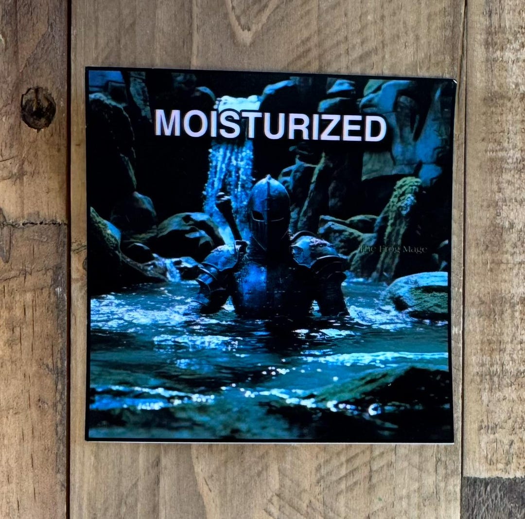 Moisturized Knight Meme Sticker - Etsy