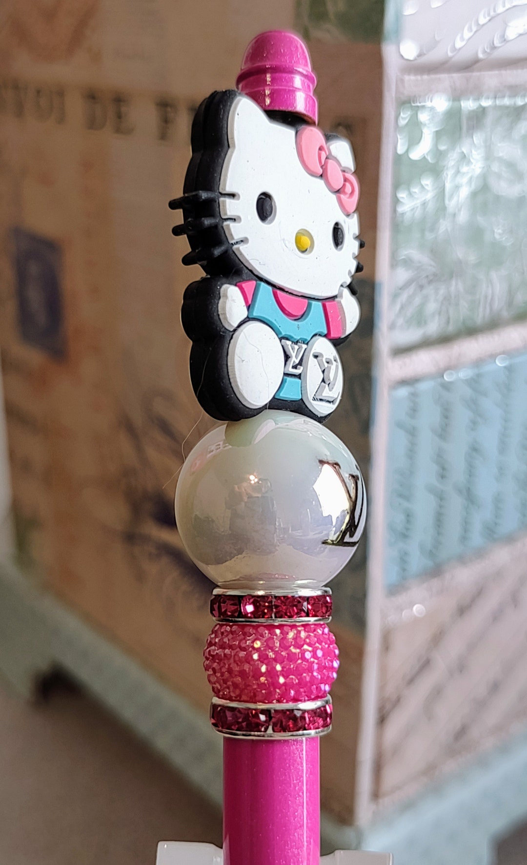 Hello Kitty Designer Beaded Pen - Etsy