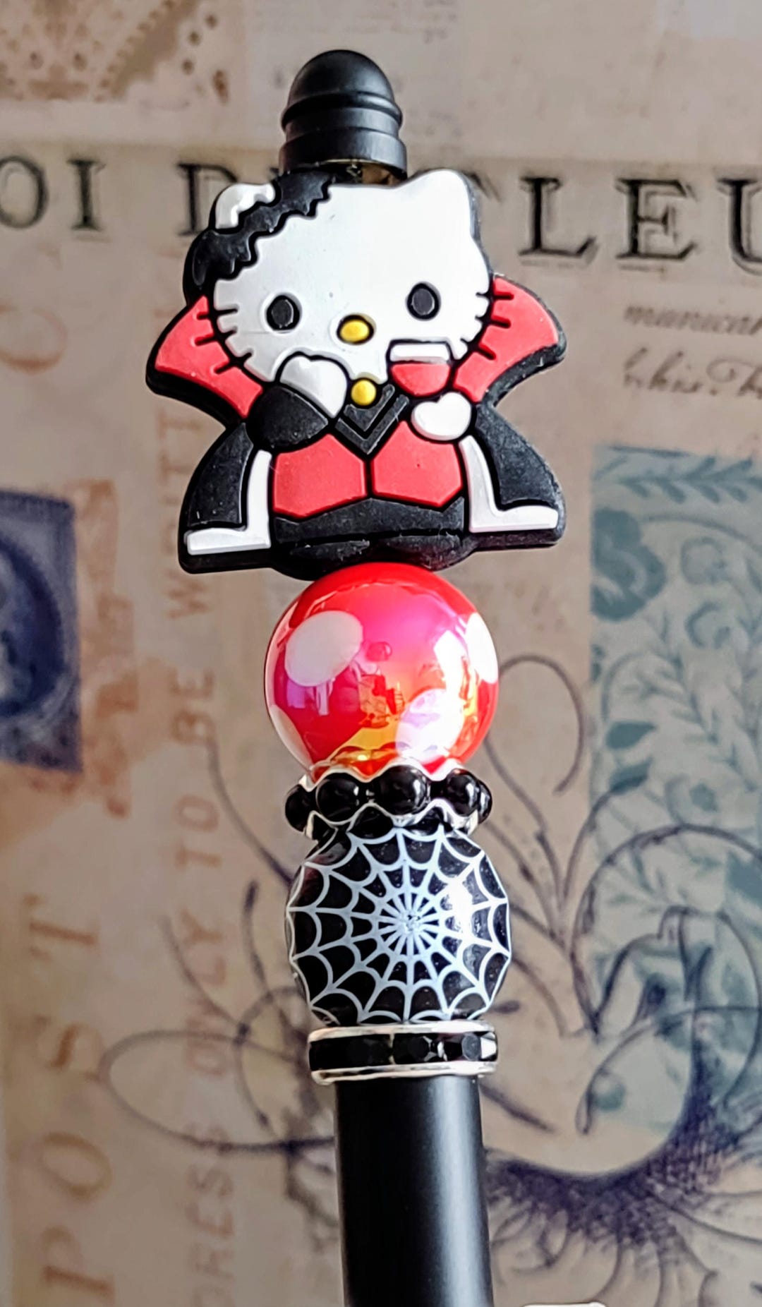 Hello Kitty Vampire Focal Bead Pen - Etsy