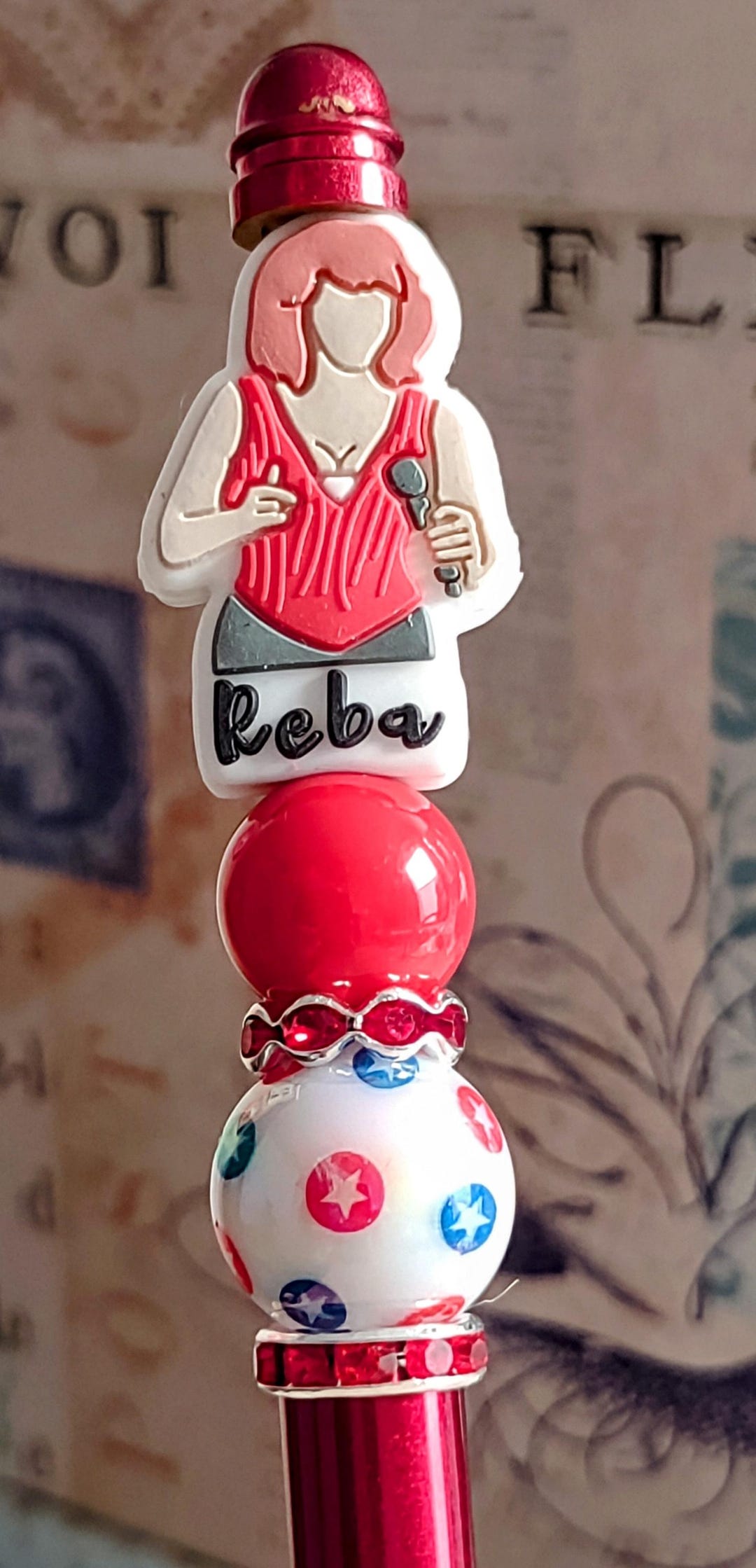 Singer Reba Focal Bead Pen - Etsy
