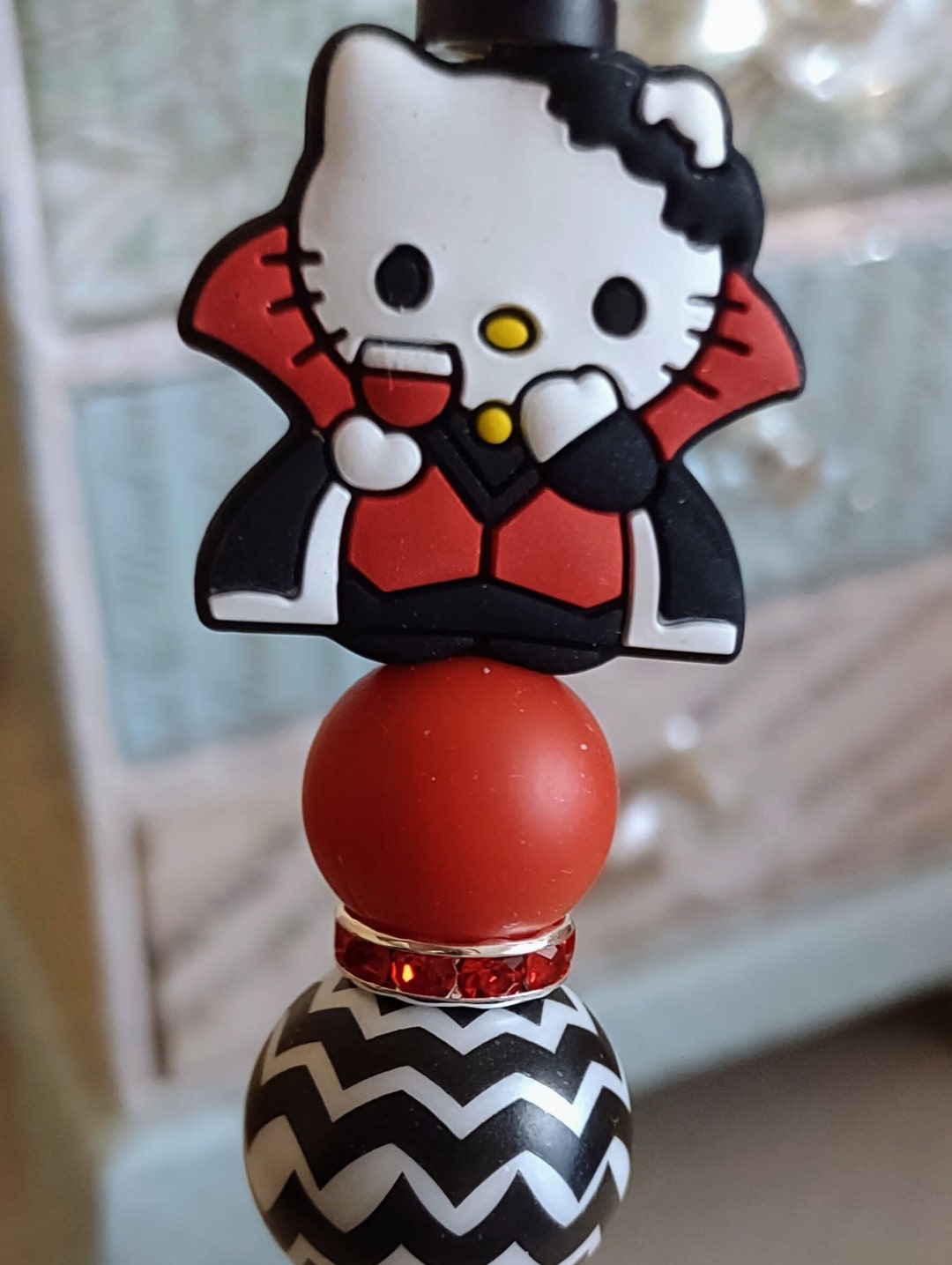 Hello Kitty Vampire Beaded Pen - Etsy