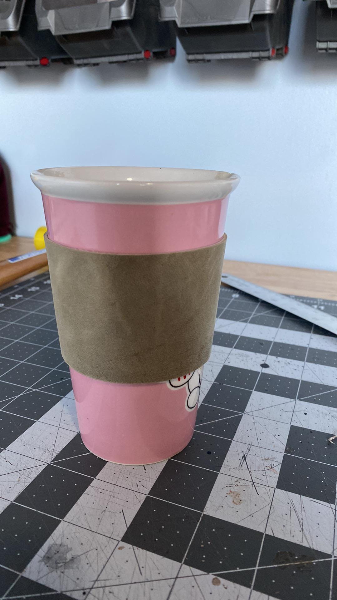 Reusable Leather Coffee Sleeve - Etsy