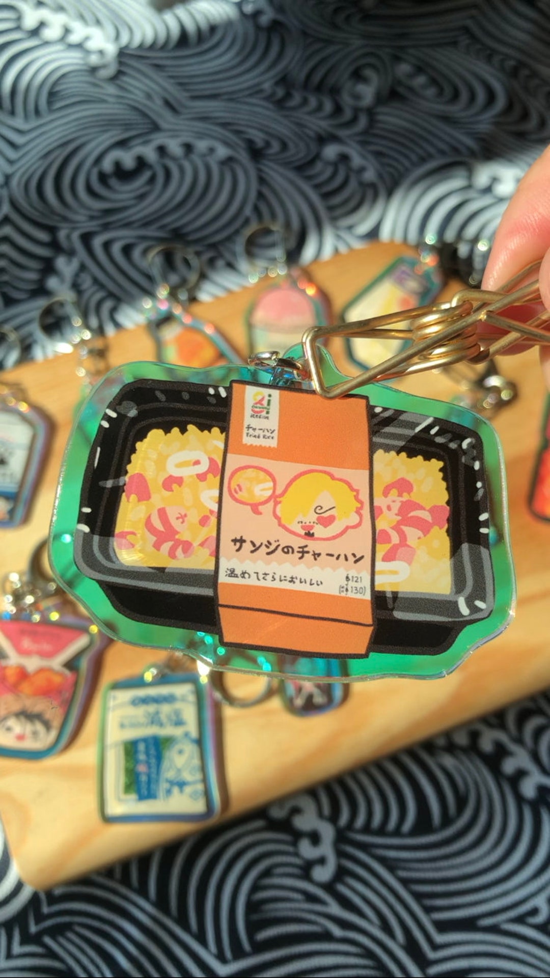 One Piece Rainbow Acrylic Charm : Convenient Store - Sanji (fried Rice ...
