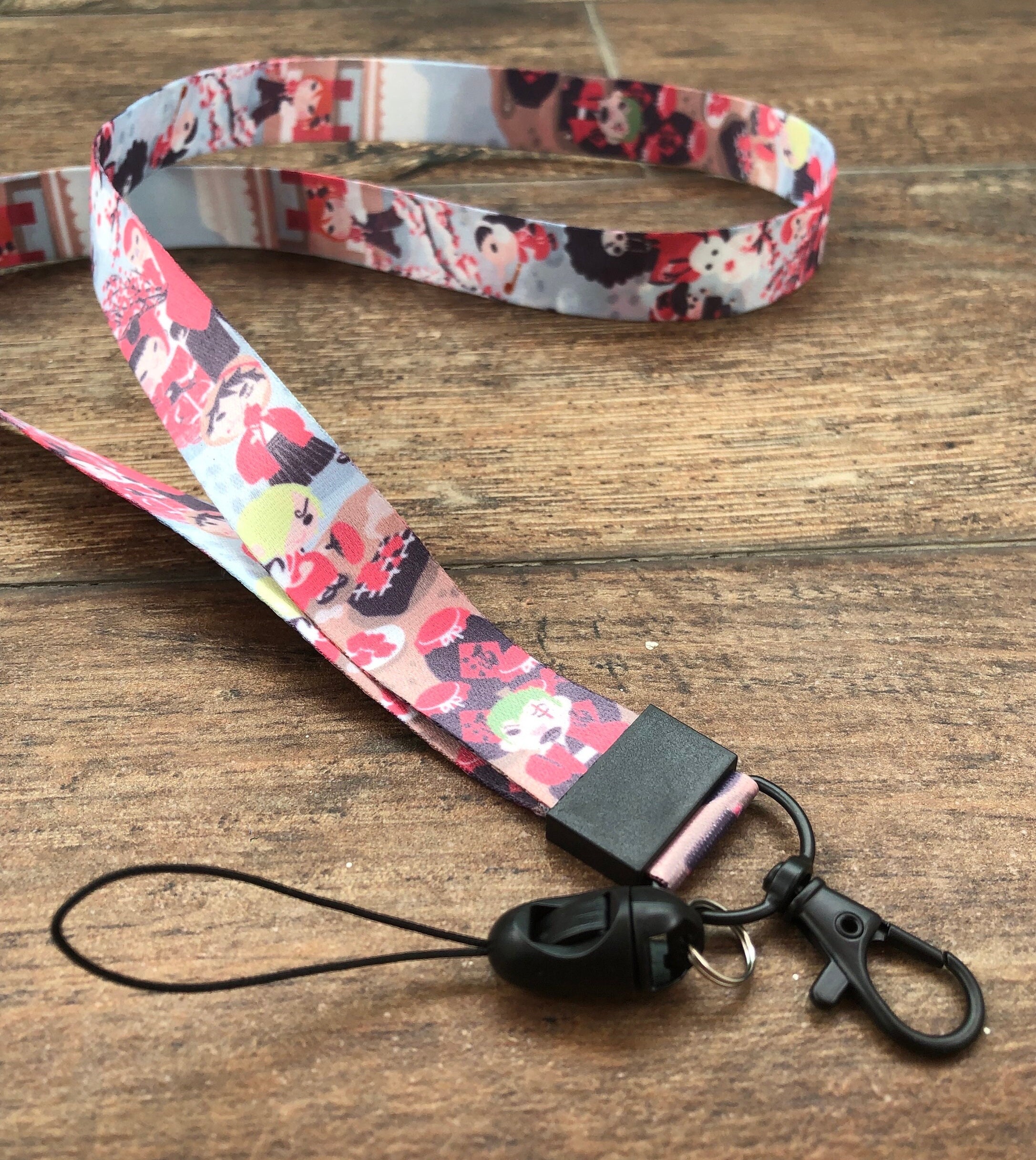 One Piece Lanyard : Snowy Spring in the Garden by Chiwayu.icefish - Etsy