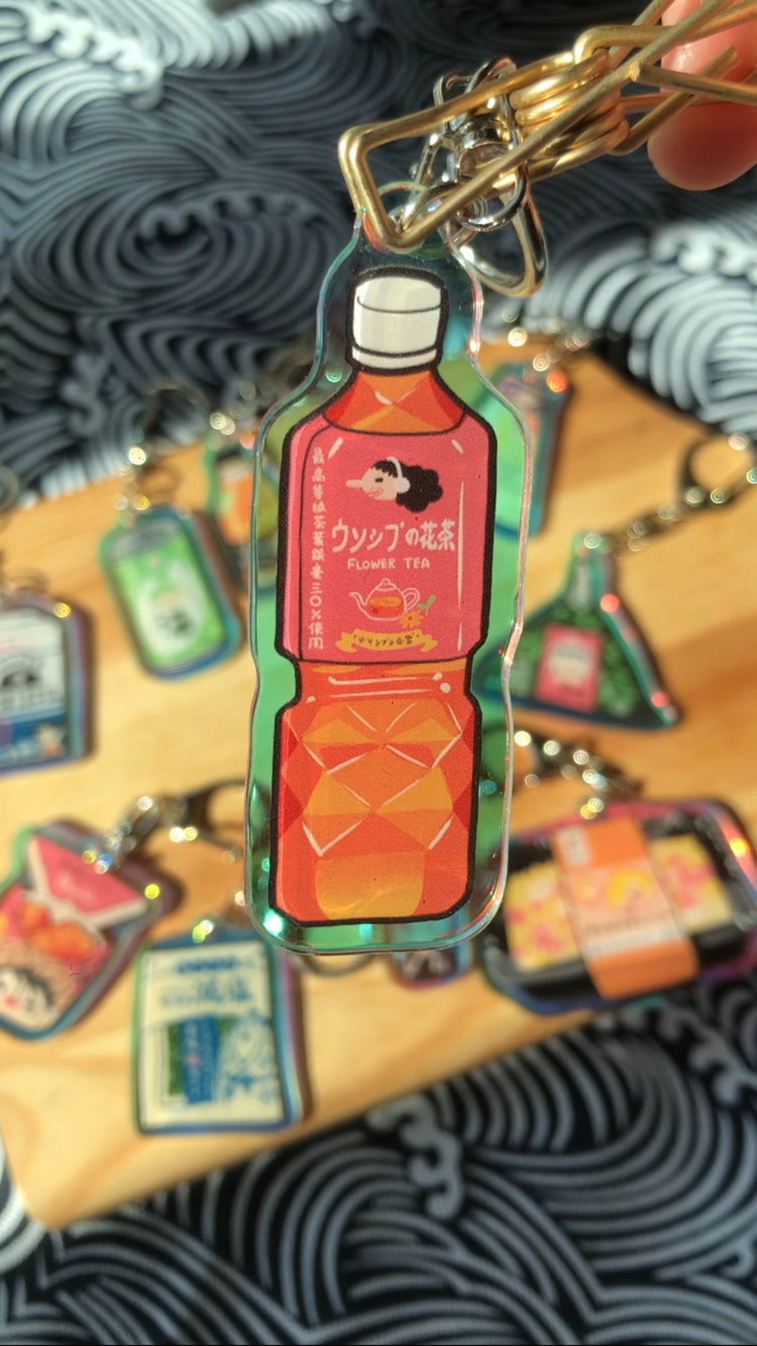 One Piece Rainbow Acrylic Charm : Convenient Store - Usopp (flower Tea ...