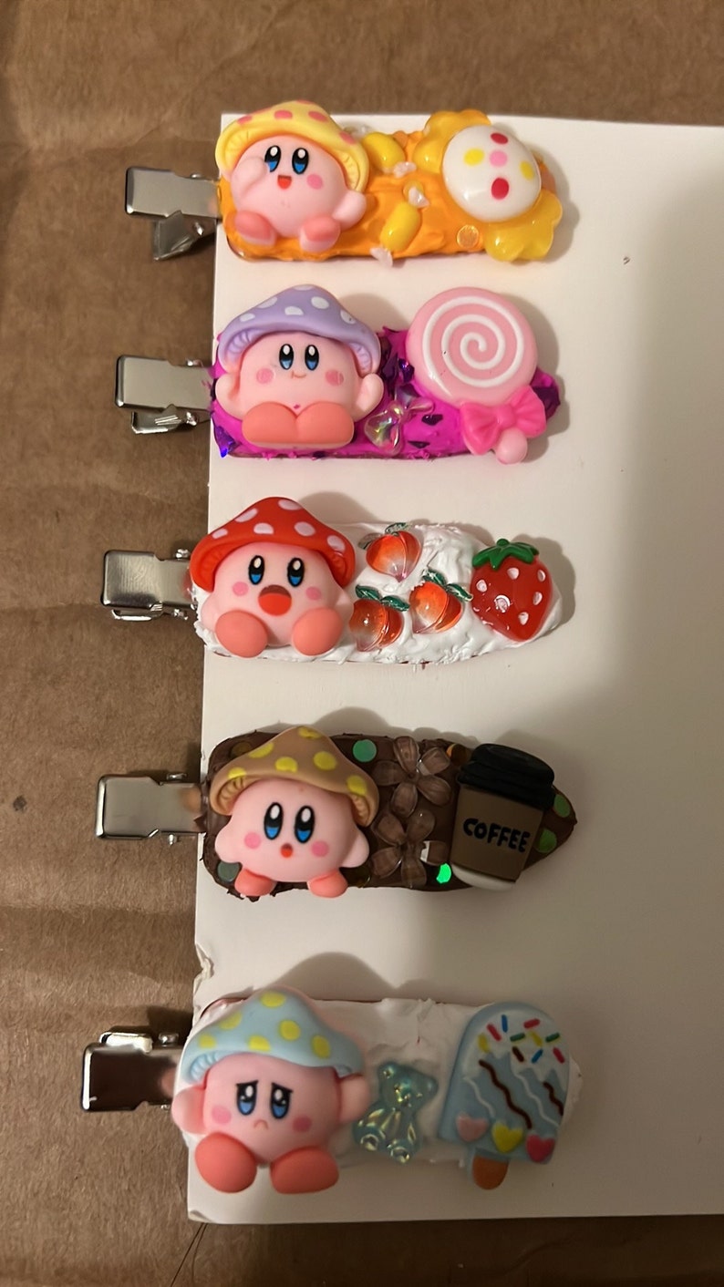 Kawaii Decoden Hair Clips - Etsy