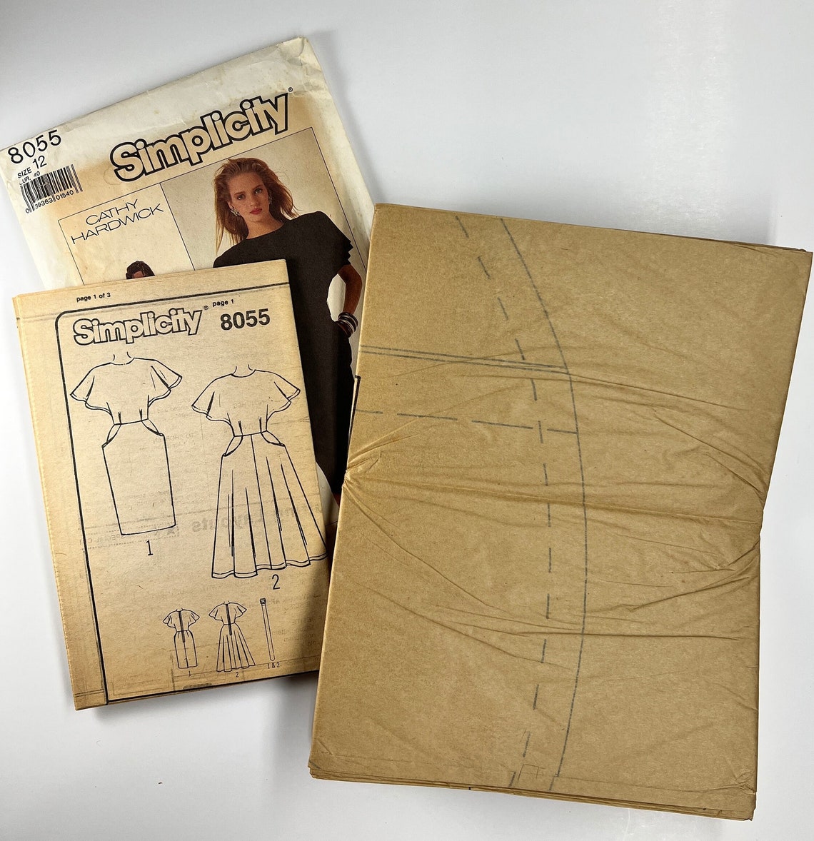 1987 UMA THURMAN Simplicity Pattern 8055 Cathy Hardwick UNCUT - Etsy