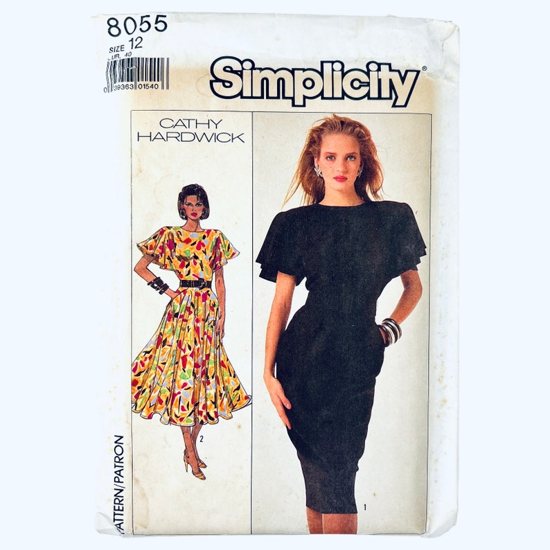 1987 UMA THURMAN Simplicity Pattern 8055 Cathy Hardwick UNCUT - Etsy