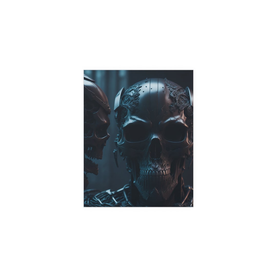 Skull Posters 2/2 - Etsy
