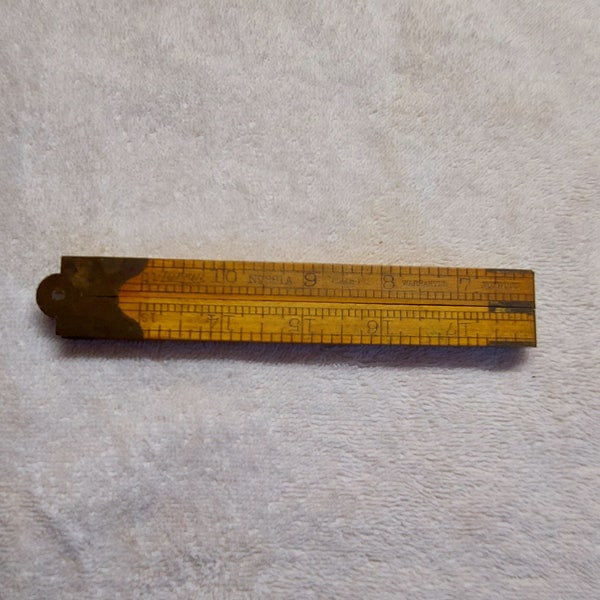 Folding Wood Ruler - Etsy